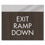 Intersign.com | sign type ca rule signs egress signs exit ramp down
