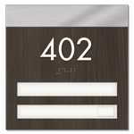 Intersign.com | sign type room number signs 2 slot room number signs