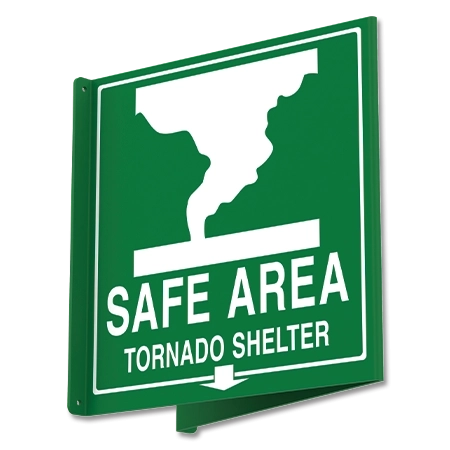 Severe Weather Signage | Tornado Shelter | INTERSIGN