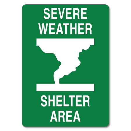 Severe Weather Signage | Tornado Shelter | INTERSIGN