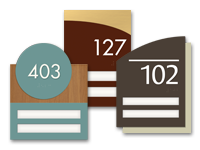 Intersign.com | sign type room number signs