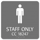 PCMH Sign Store | staff restroom signs